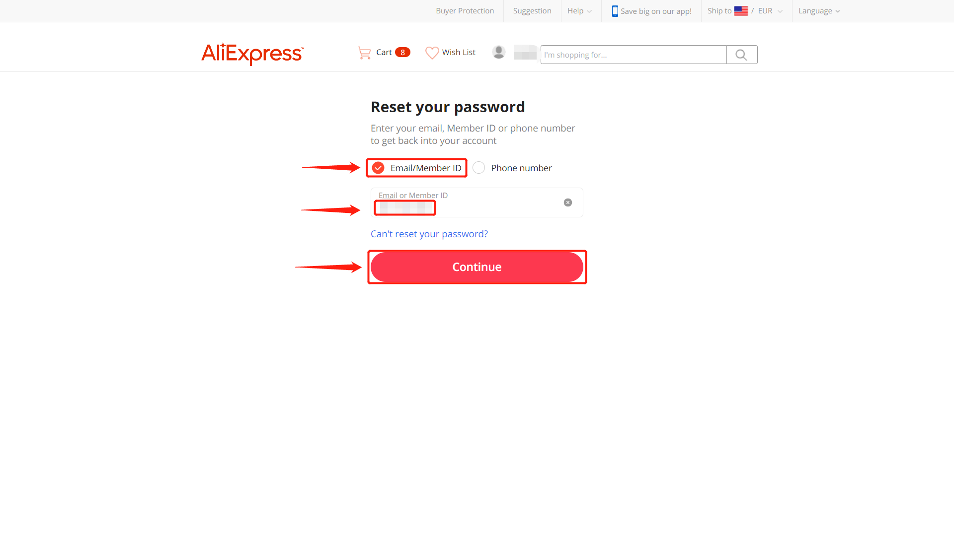 Check Your AliExpress Account Email via AliExpress Member ID