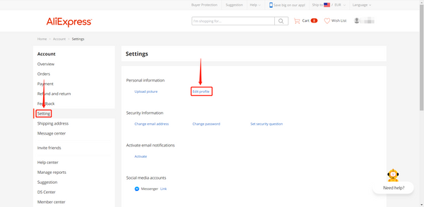 Check Your AliExpress Account Email via AliExpress Member ID